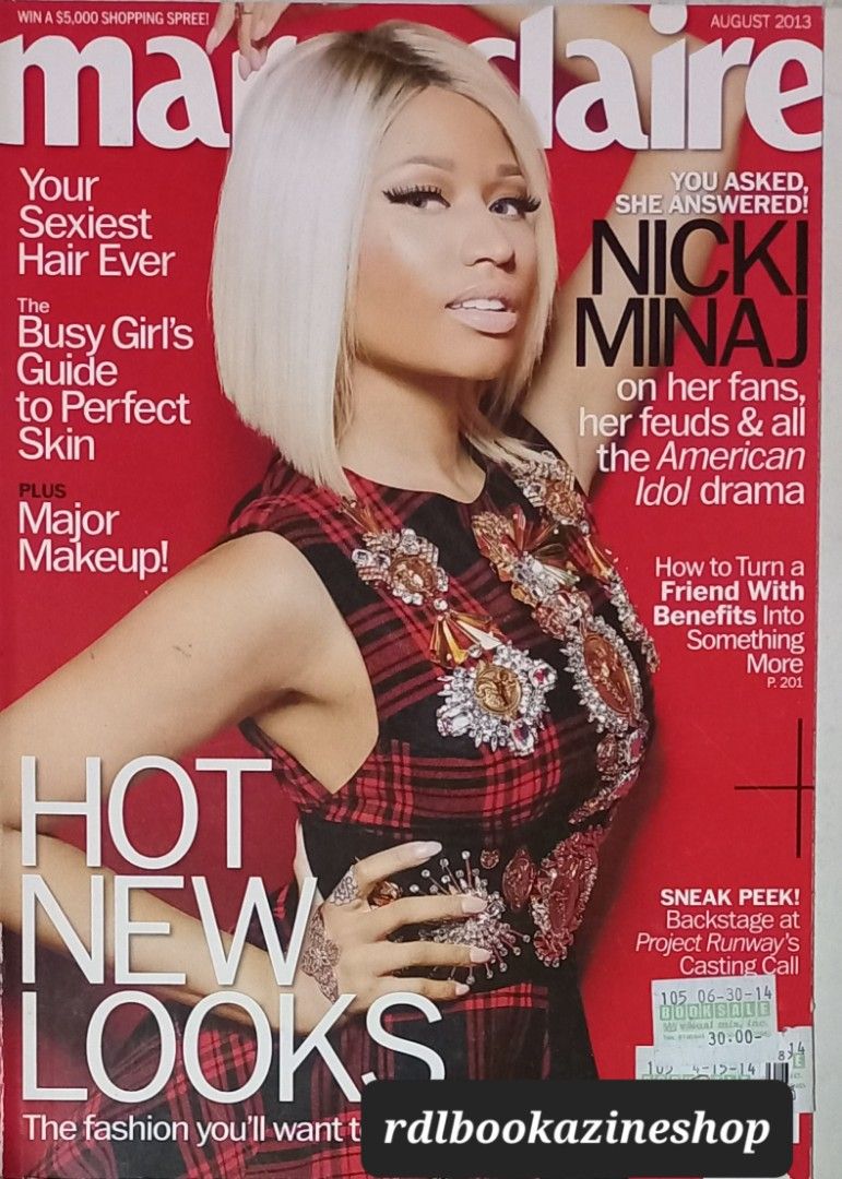 Marie Claire/ Nicki Minaj, Hobbies & Toys, Books & Magazines, Magazines ...