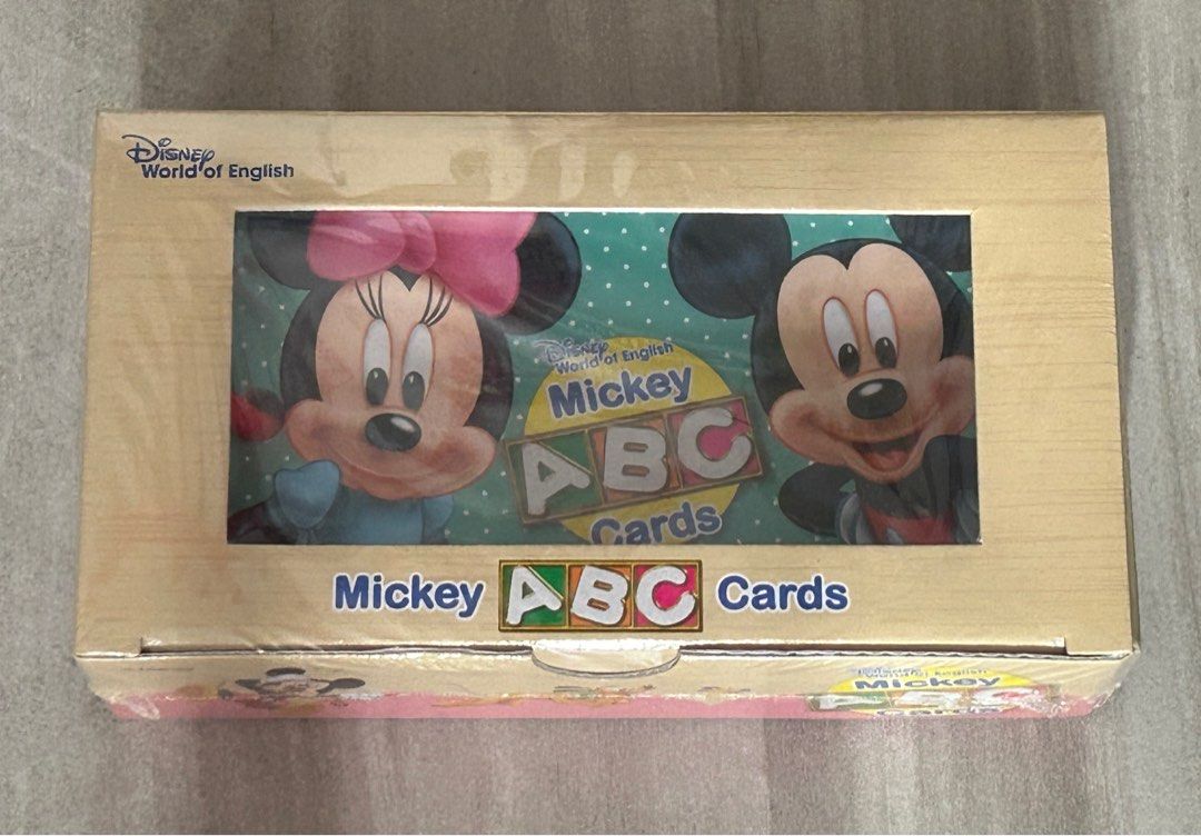 Mickey ABC Cards, 興趣及遊戲, 書本 & 文具, 教科書 - Carousell