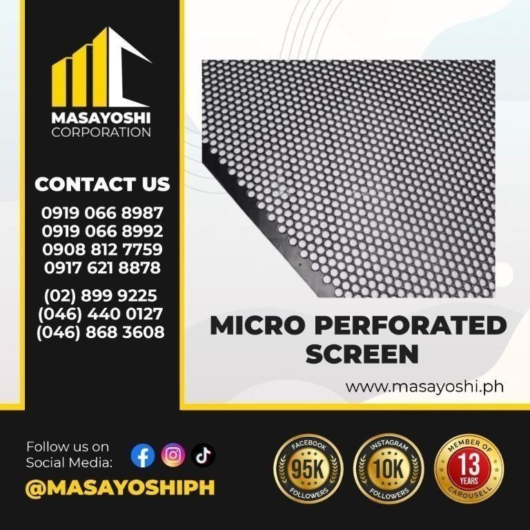 Micro Perforated Sheet | Perforated Plate | Perforated Screen ...