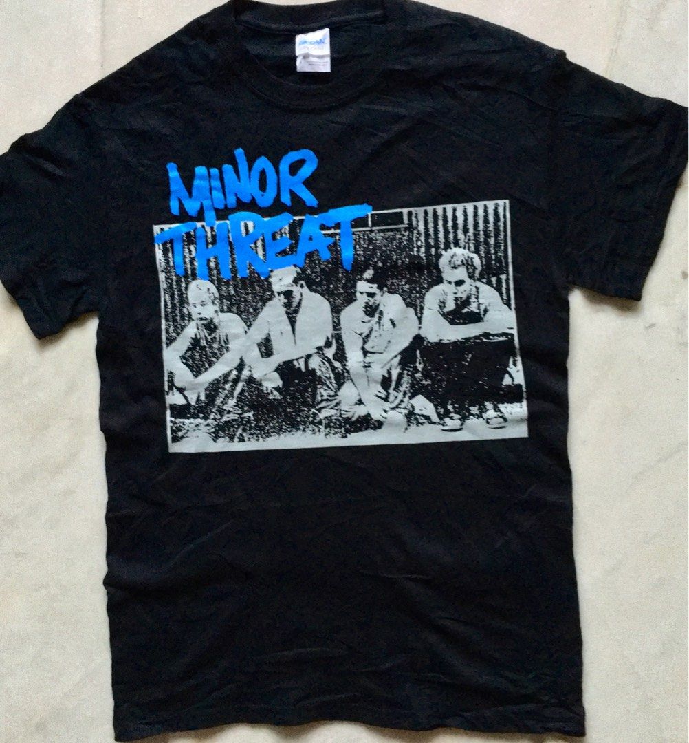 MINOR THREAT Band T Shirt Dischord Fugazi Snapcase Cro Mags 7 Seconds ...
