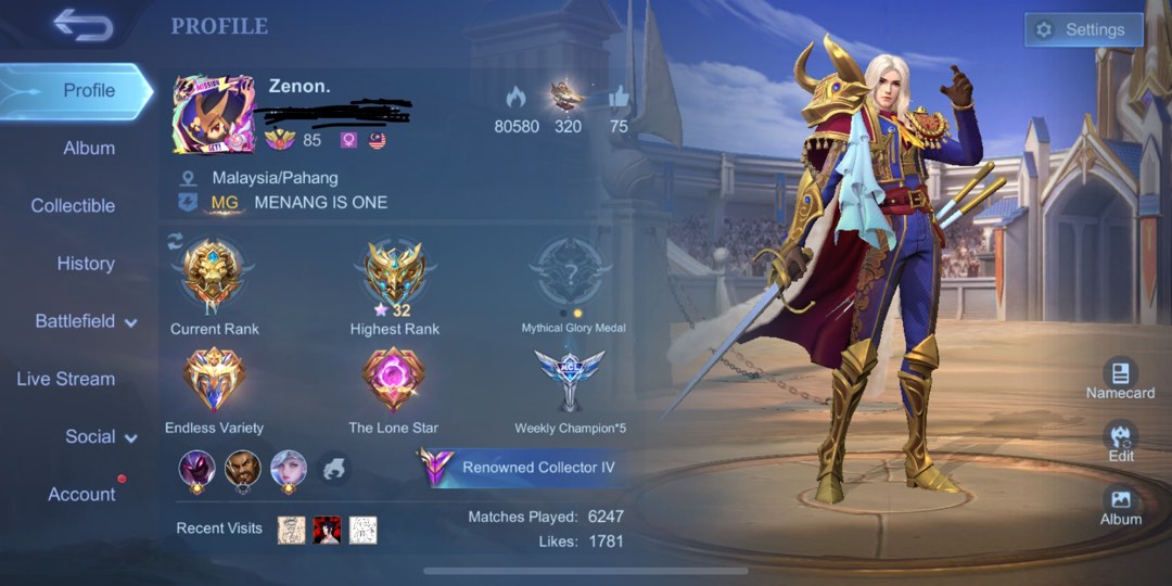 MLBB ACCOUNT FOR SALE! (FULL HERO), Video Gaming, Video Games, Others ...