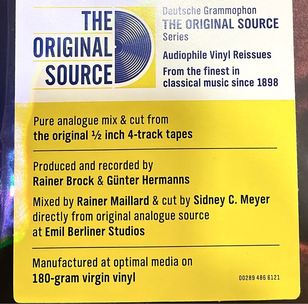 Mozart: Piano Concertos Nos. 20 & 21: 180g virgin vinyl LP Original ...