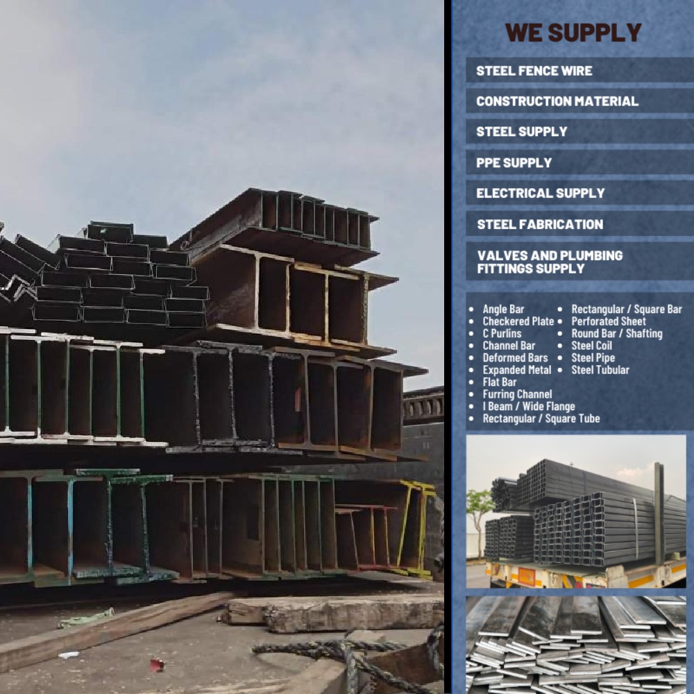 MS Plate and Steel I Beam / H Beam / Wide Flange / Steel Pipe / RSB ...