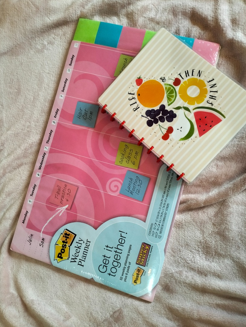 Notebook and Post-It Calendar Planner (SET), Hobbies & Toys, Stationary ...