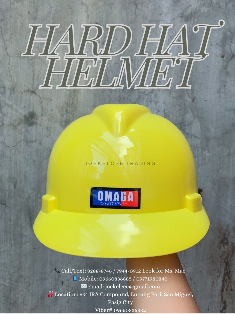 OMAGA HARD HAT HELMET, Men's Fashion, Watches & Accessories, Caps ...
