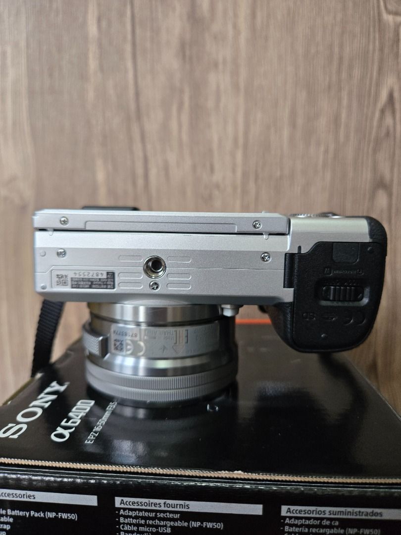 Original Sony A6400 Mirrorless Camera Silver 4K Complete with Lens, 64 ...