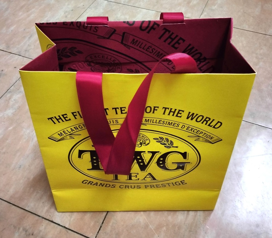 Original TWG Tea Paperbag (medium), Hobbies & Toys, Stationery & Craft ...