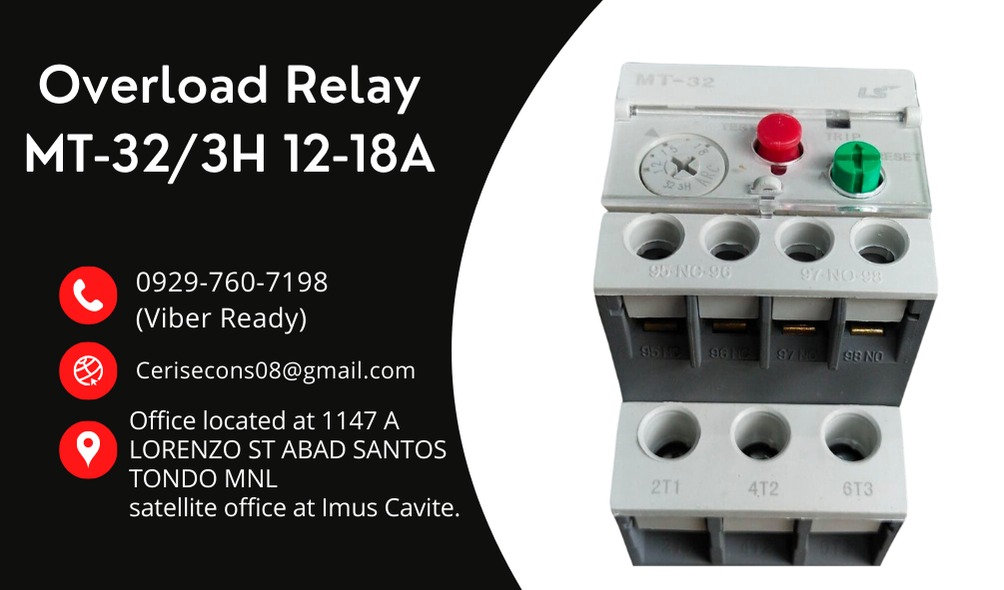 Overload Relay MT-32/3H 12-18A, Commercial & Industrial, Construction ...
