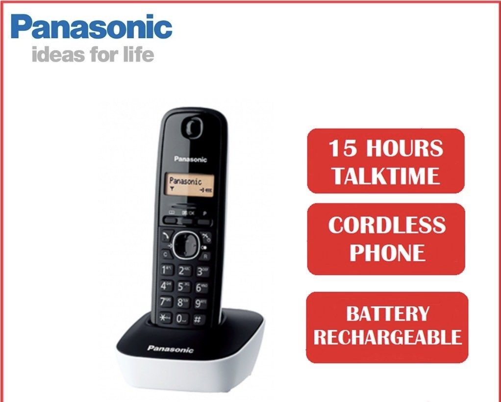 PANASONIC DECT Phone KX-TG1611ML Digital Cordless Phone KX-TG1611 (Suitable for Home / Office ...
