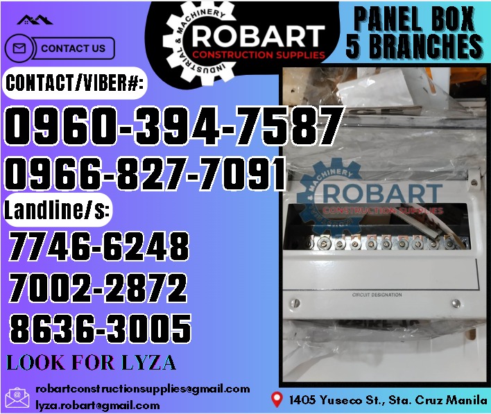 Panel Box 5 Branches, Commercial & Industrial, Construction Tools ...