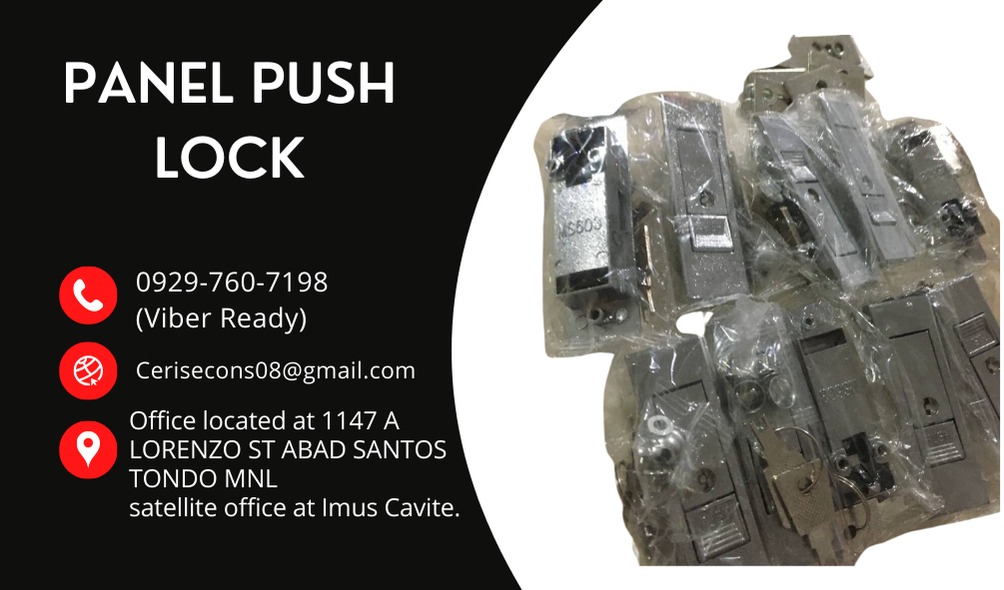 Panel Push Lock, Commercial & Industrial, Construction Tools ...