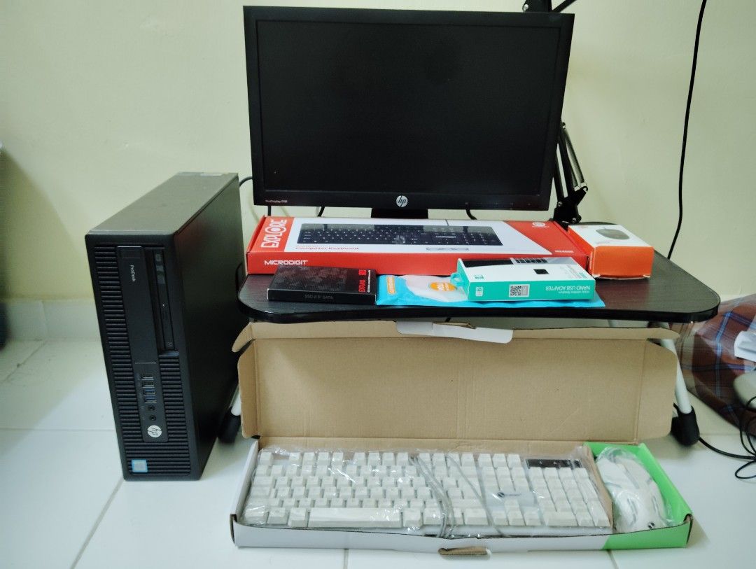 Pc HP fullset i7 gen6 8gb ram 128gb ssd, Computers & Tech, Desktops on ...