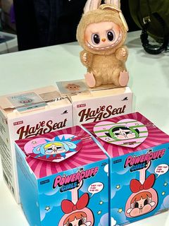 Popmart Labubu Have A Seat & Crybaby Powerpuff Girls, Hobbies & Toys ...