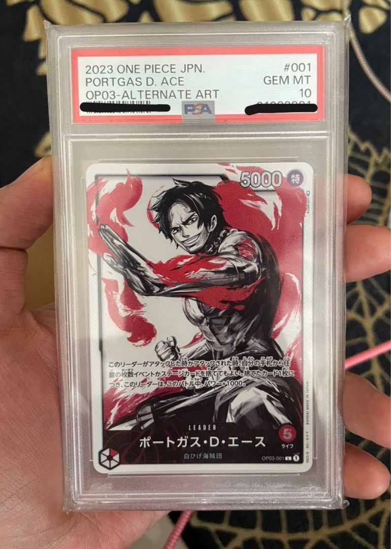 PSA 10 ACE ALT ART OP-03, Hobbies & Toys, Toys & Games on Carousell