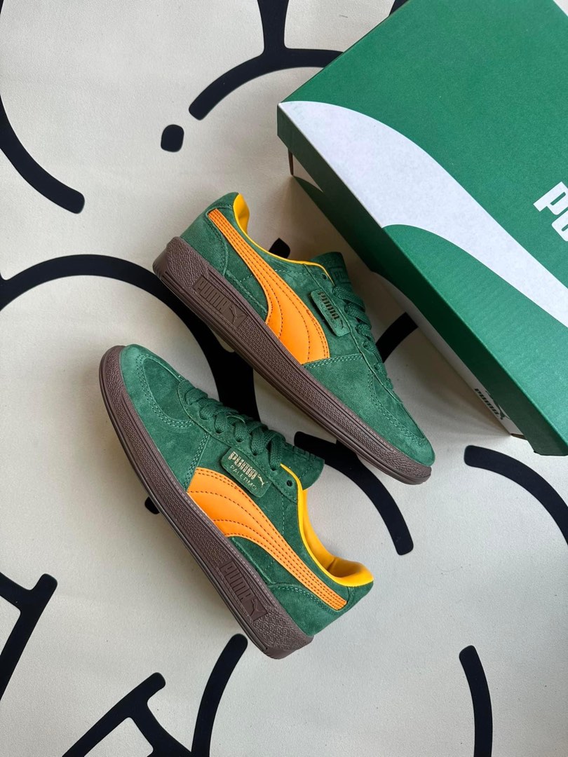 PUMA PALERMO GREEN, Men's Fashion, Footwear, Sneakers on Carousell