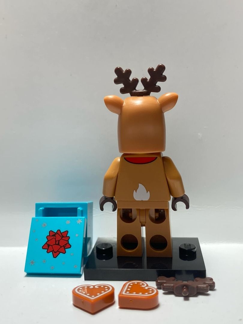 LEGOMinifigure Reindeer Costume, Series 23 (Complete Set with Stand and Accessories) Item No ...