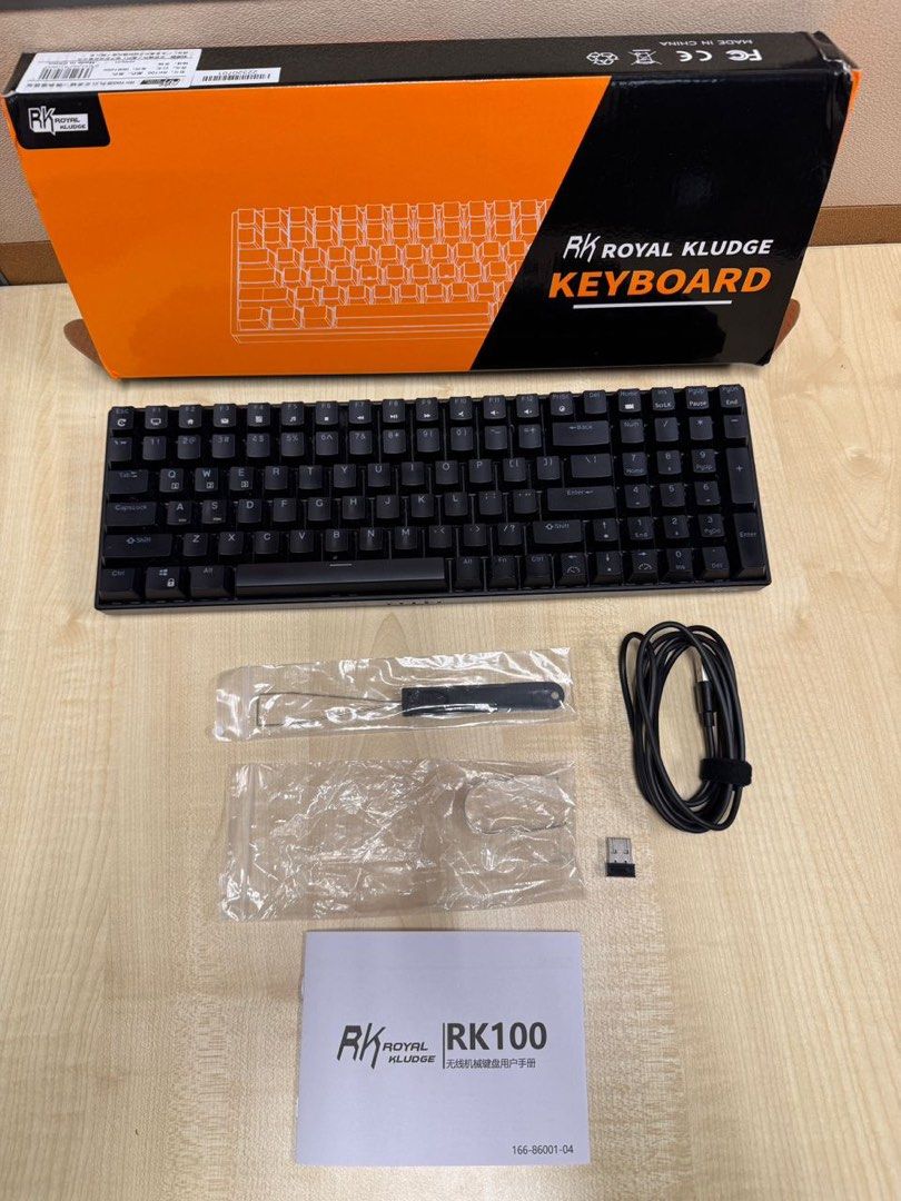 ROYAL KLUDGE RK100 WIRELESS KEYBOARD, Computers & Tech, Parts ...