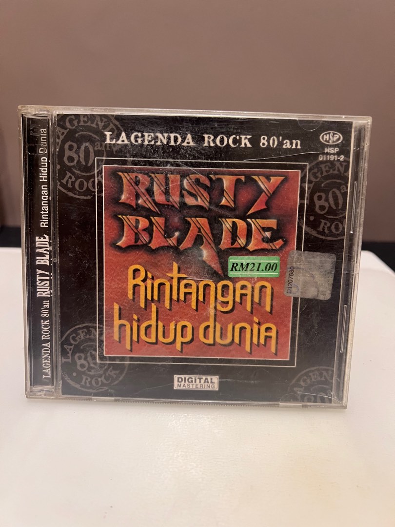 RUSTY BLADE rintangan hidup dunia CD, Hobbies & Toys, Music & Media ...