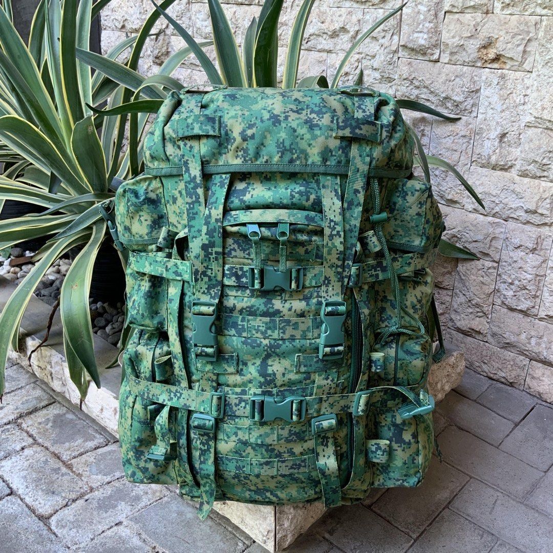 SAF Army Field Pack Camo pixelated Bag for ICT Reservist 30L, Men's ...