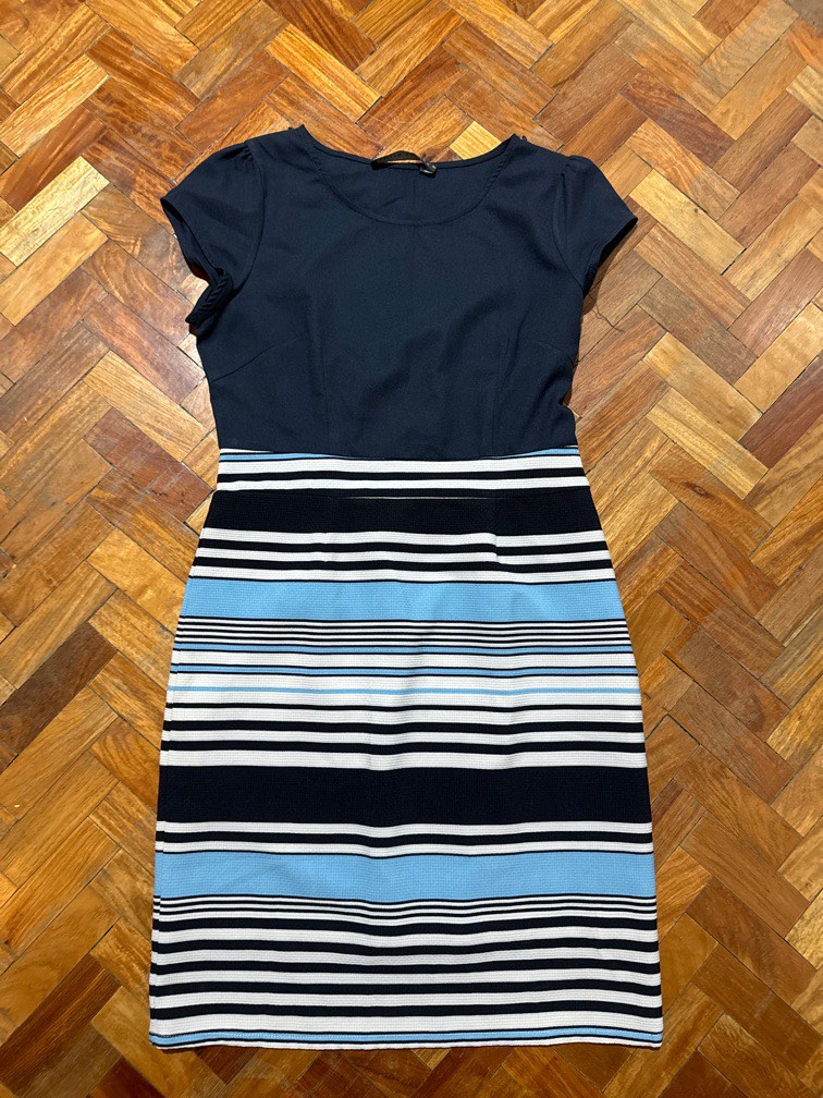 Samlin work dress blue, Women's Fashion, Dresses & Sets, Dresses on ...
