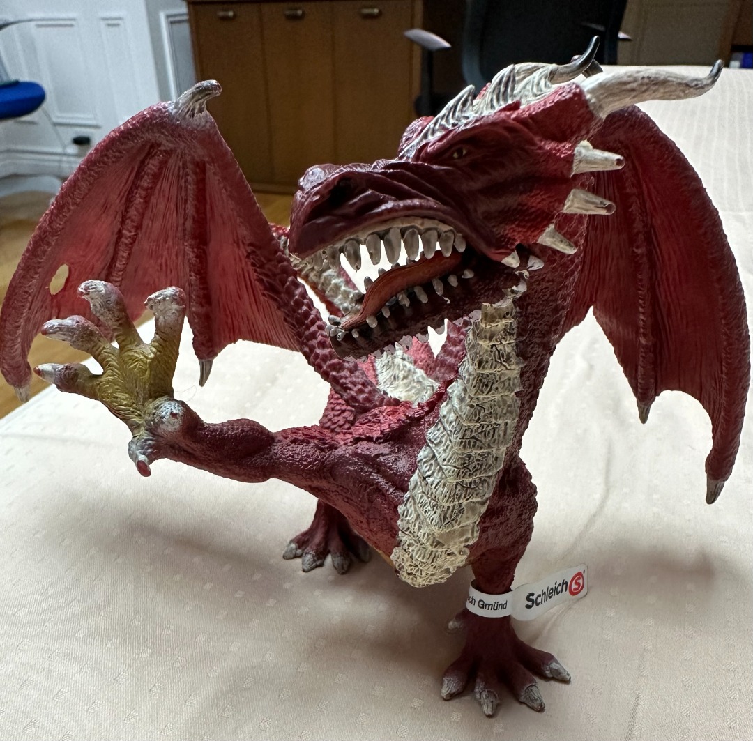 Schleich Red Dragon w/ Movable Jaw Brand New, Hobbies & Toys, Toys ...