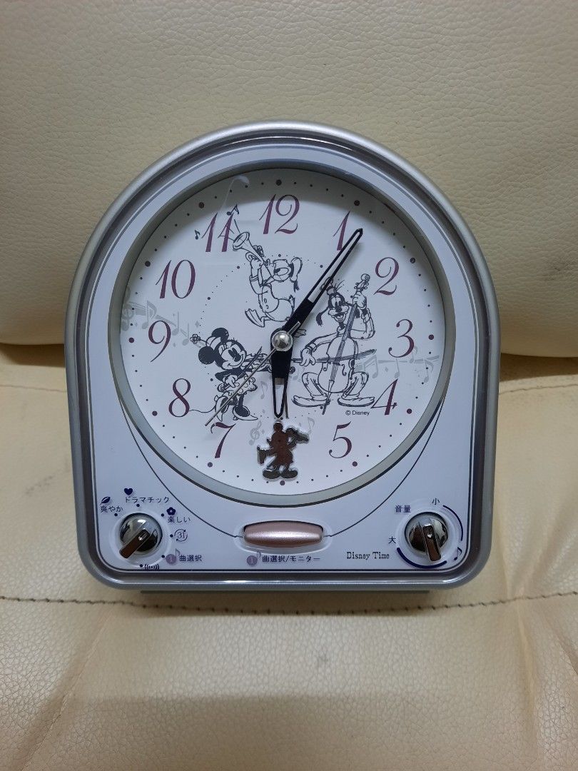 Seiko disney melody alarm clock, Furniture & Home Living, Home Decor ...