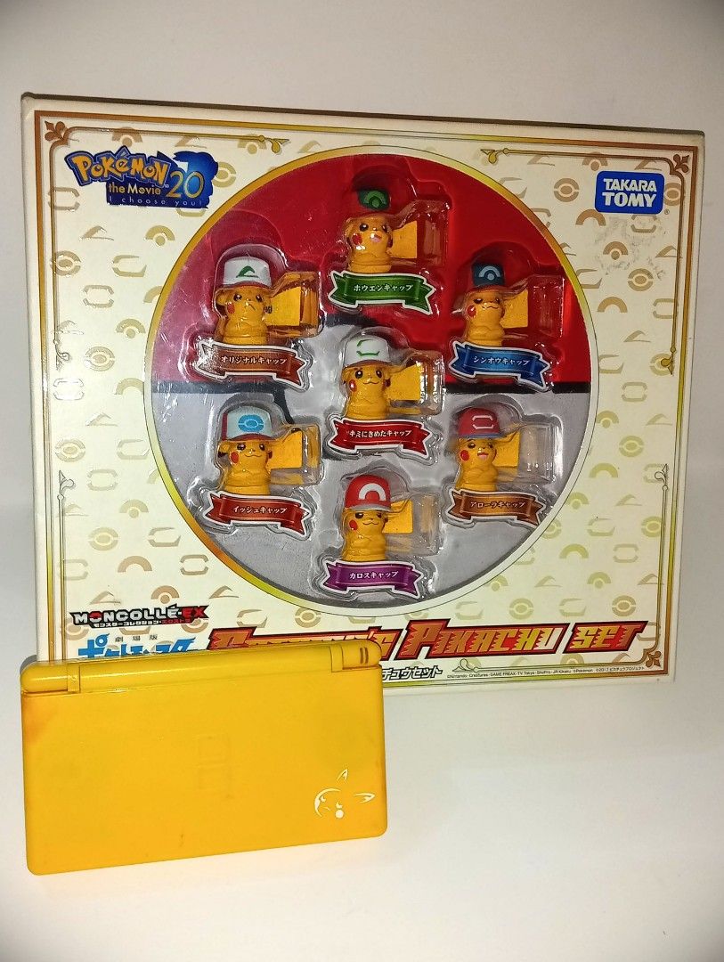 SET Pikachu DS & Figurine Ash /Satoshi Pikachu, Hobbies & Toys, Toys ...