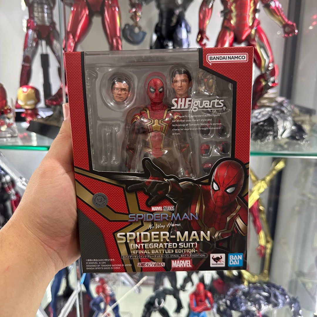 S.H.Figuarts SHF Spiderman Integrated Suit Final Battle Edition NOT ...