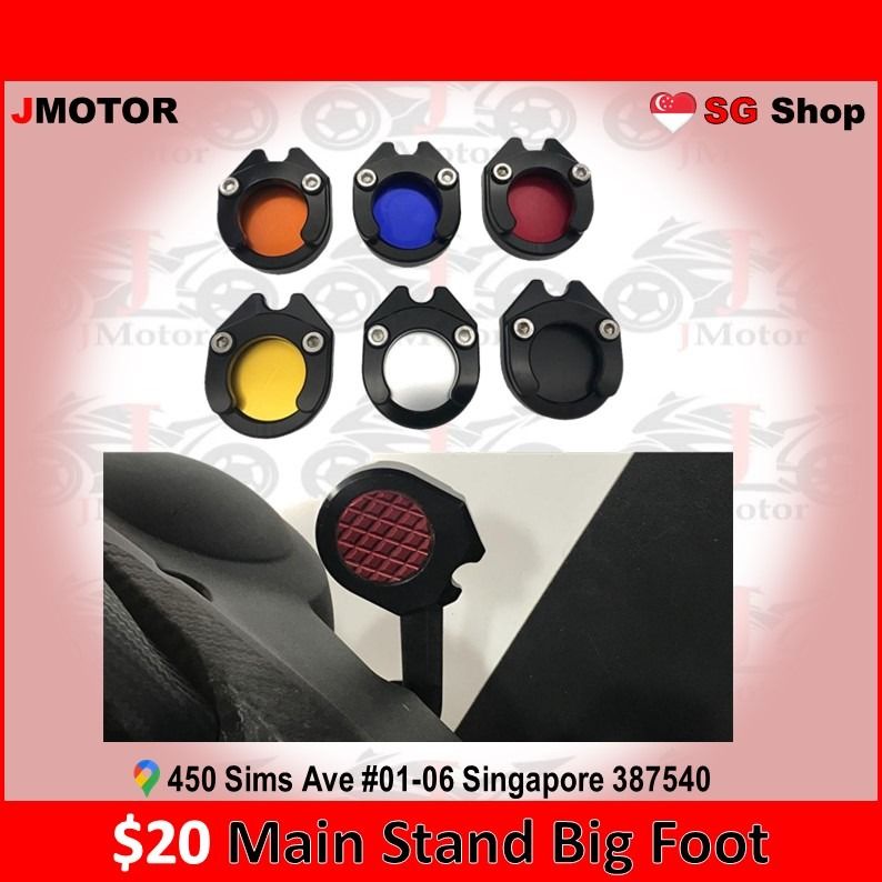 side stand big foot xmax nmax forza aerox adv xadv xabre m slaz mslaz ...