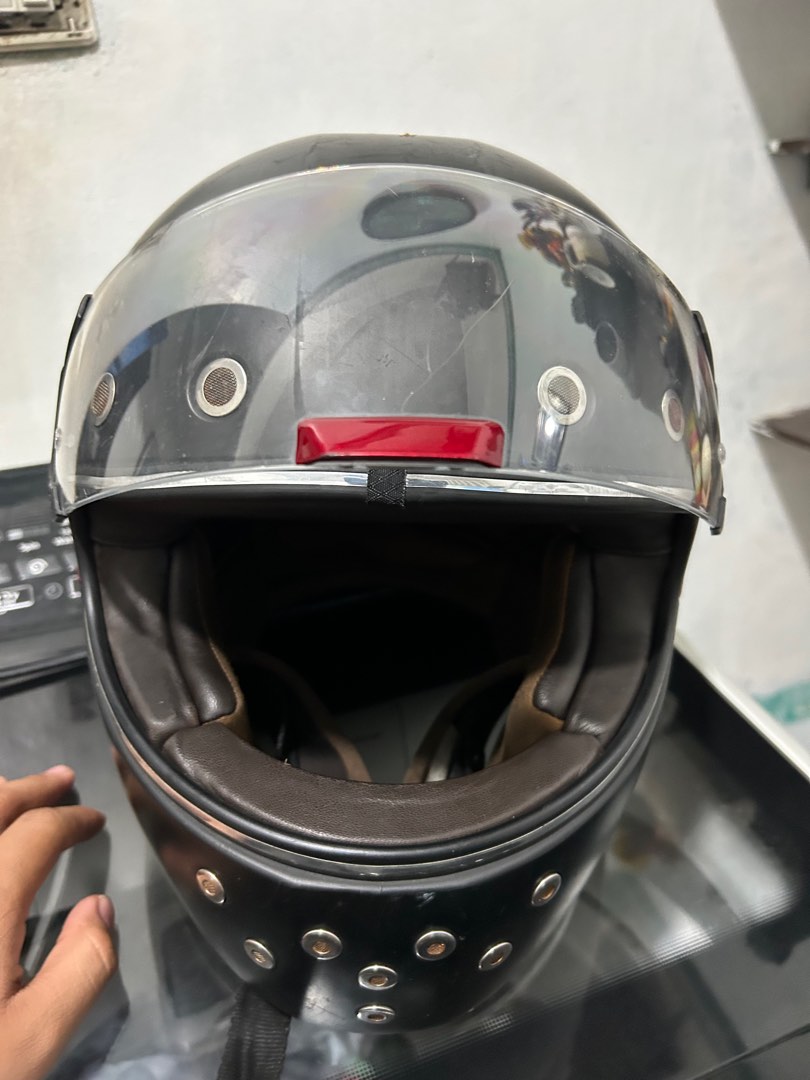 SMK MONO CLASSIC HELMET BLACK, Motorbikes, Motorbike Parts ...