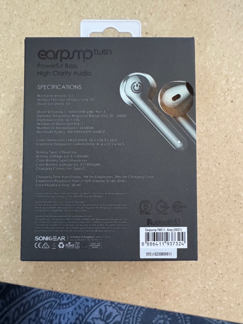 Sonic gear earpump tws 1, Audio, Earphones on Carousell