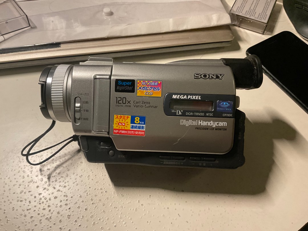 SONY DCR-TRV20 MiniDV Handycam/Camcorder, Photography, Video Cameras on Carousell