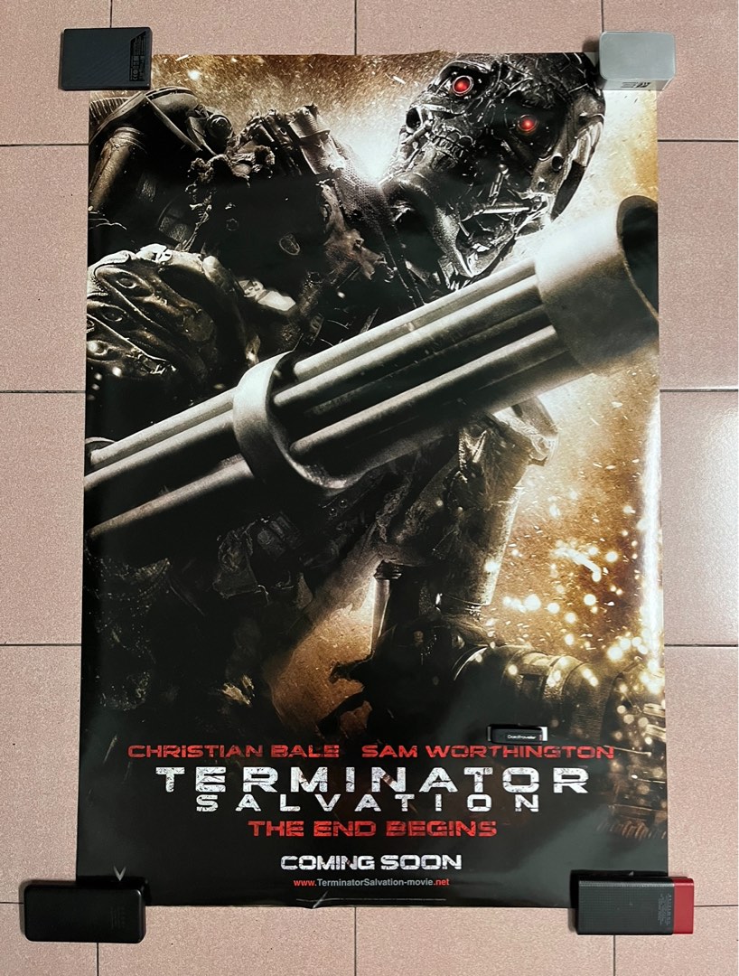 TERMINATOR: SALVATION OFFICIAL THEATRICAL ONE-SHEET TEASER POSTER (27 x ...