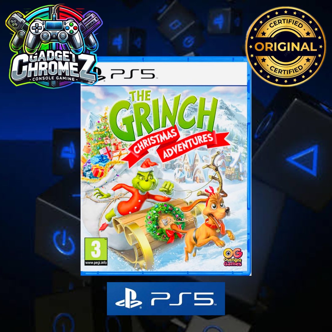 The Grinch Christmas Adventures | PS5 Game | BRANDNEW, Video Gaming ...