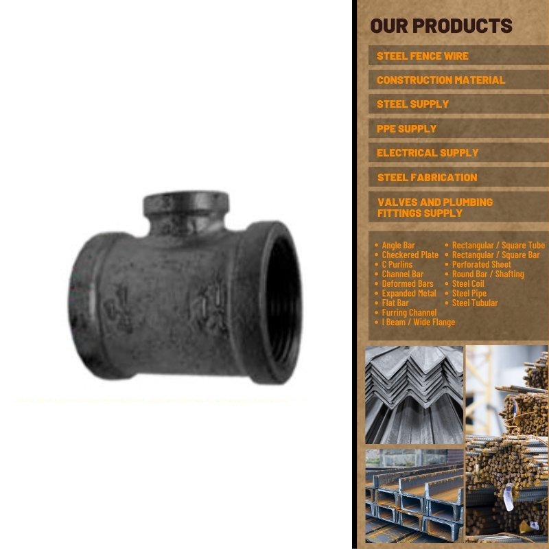Threaded BI Tee / Black Iron Fittings / Tees / Elbow, Commercial ...