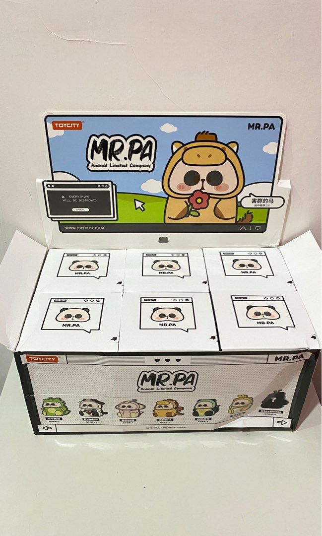 TOYCITY - Mr. Pa Animal Limited Company Series Plush Blind Box, Toys & Collectibles, Mainan di ...