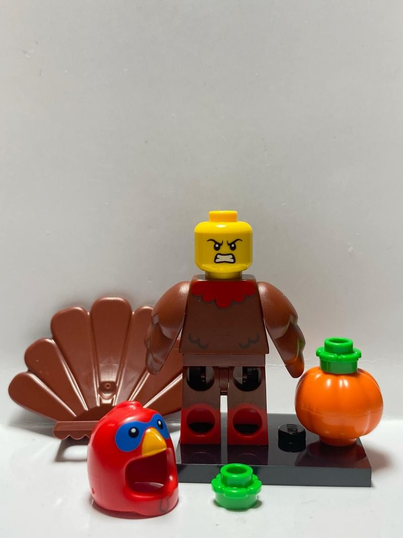 LEGOMinifigure Turkey Costume, Series 23 (Complete Set with Stand and Accessories) Item No ...