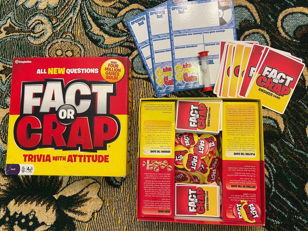 Vintage Bord Game From England “Fact Or Crap”, Hobbies & Toys ...