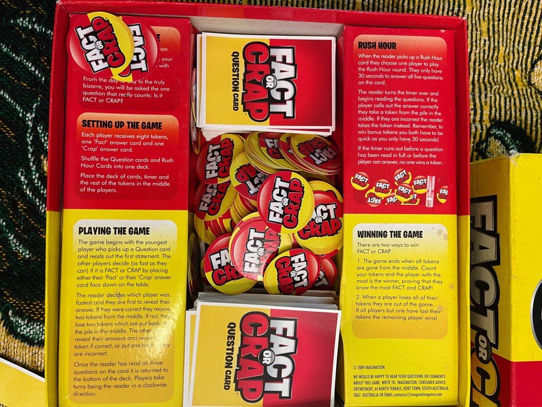 Vintage Bord Game From England “Fact Or Crap”, Hobbies & Toys ...