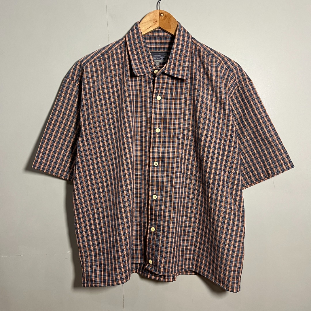 Vintage Pattern Cropped Boxy-fit Polo, Men's Fashion, Tops & Sets ...