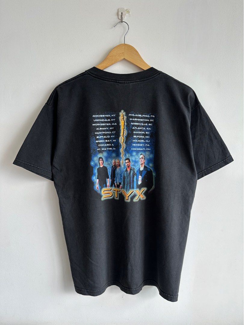 Vintage STYX Cyclorama Band USA y2K, Men's Fashion, Tops & Sets ...