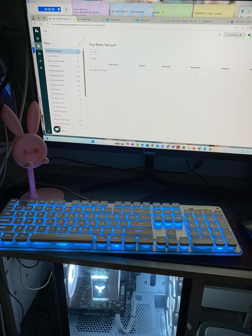 White Mamba WFH x Gaming PC complete set, Computers & Tech, Desktops on ...