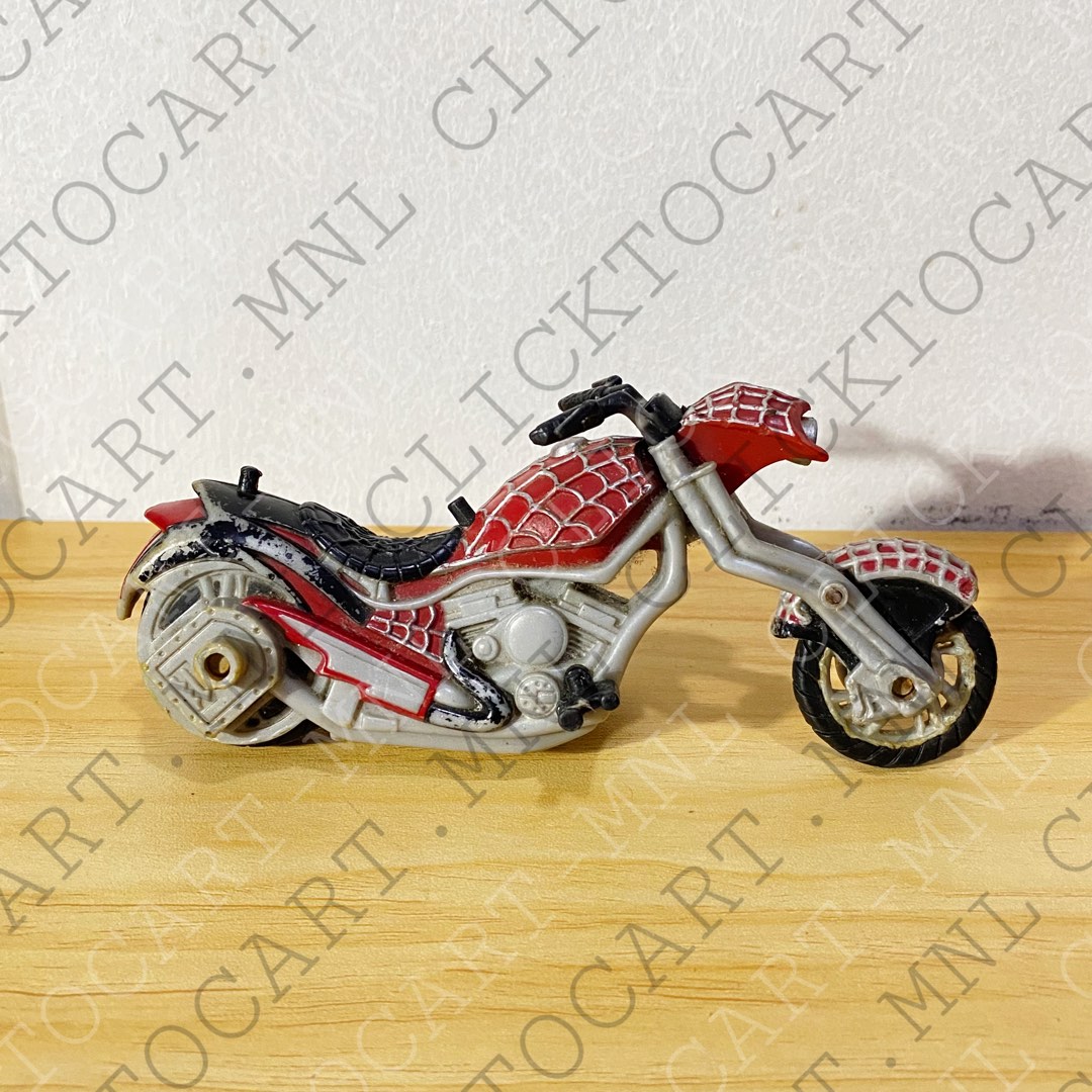 2008 Marvel Spider-Man Motorbike Wheelies Hasbro, Hobbies & Toys, Toys ...
