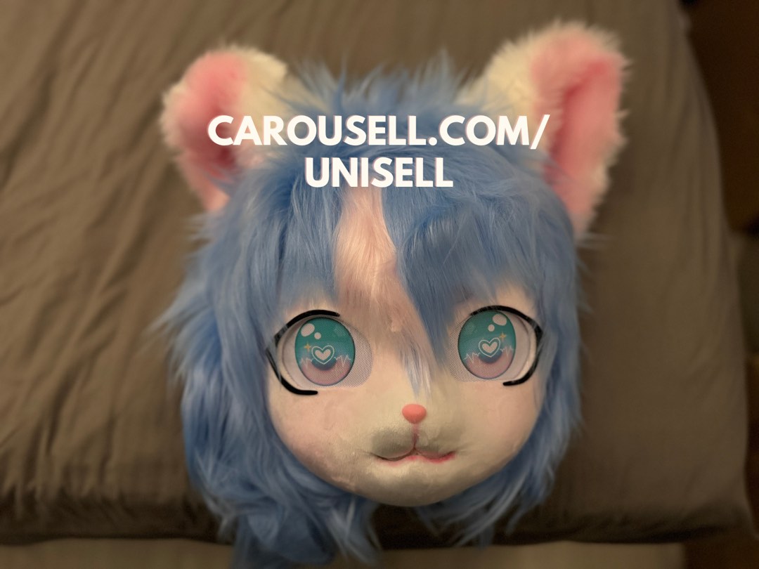 Kigurumi Mask vtube vtuber Furry Head Mask Mascot cosplay Anime Animal ...
