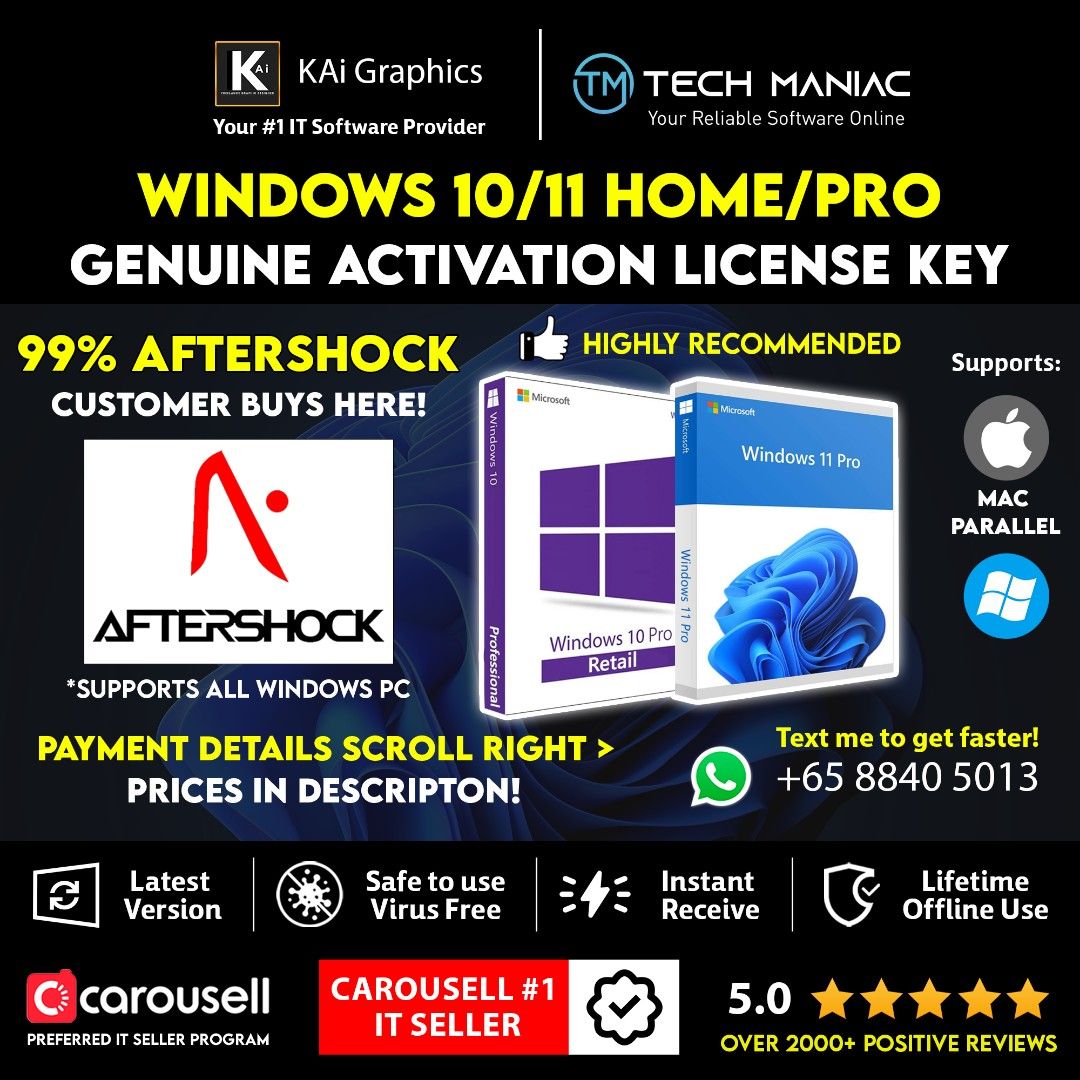 100 Genuine Windows Activation Lifetime License Key Windows 11 Home Windows 11 Pro