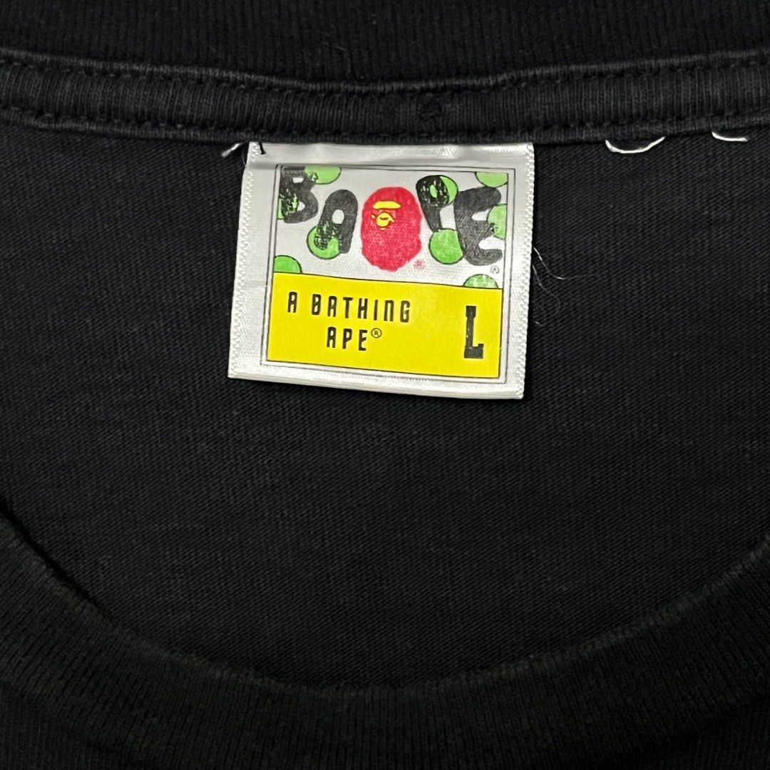 A Bathing Ape Baby Milo x One Piece Wanted Characters L Size, Men's ...