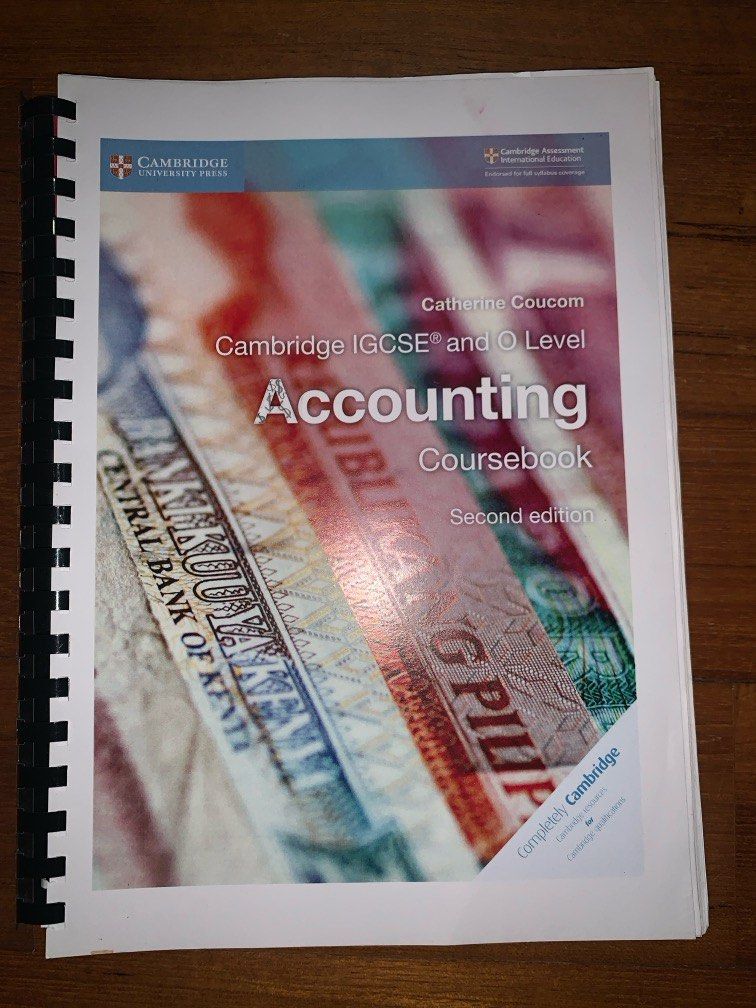 Accounting IGCSE Coursebook & Past Papers, Hobbies & Toys, Books & Magazines, Textbooks on Carousell