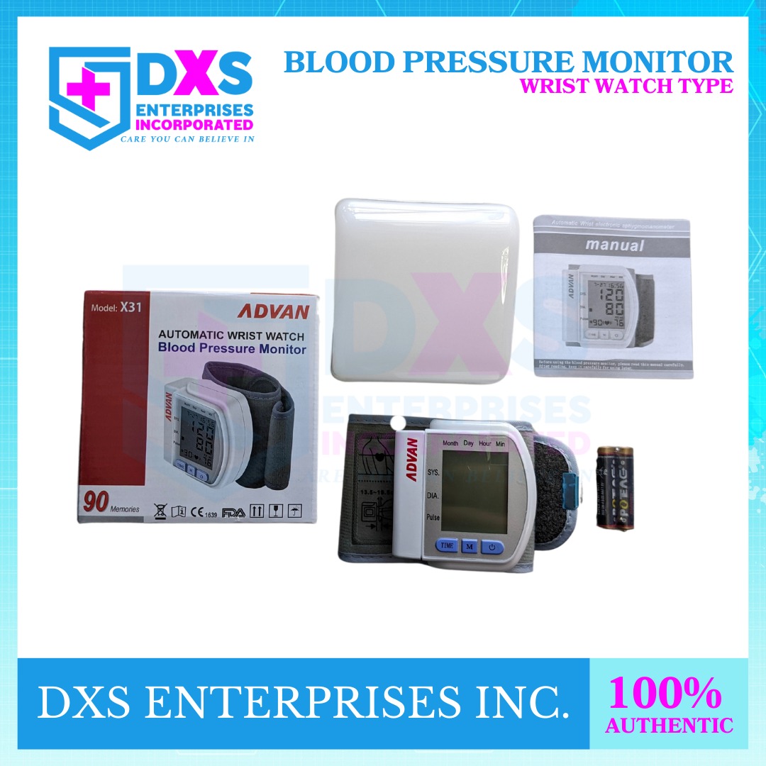ADVAN WRIST WATCH BLOOD PRESSURE MONITOR, Health & Nutrition, Medical ...