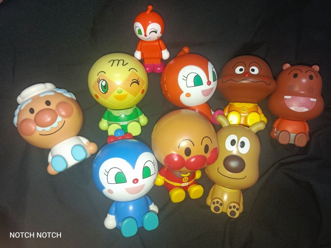 Anpanman Collectible Characters Take all or single bandai figure mascot ...