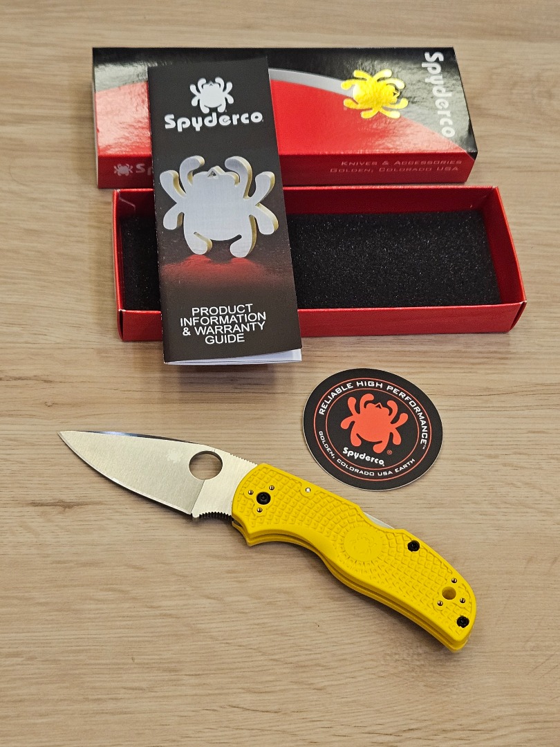 AUTHENTIC SPYDERCO NATIVE 5 SALT MAGNACUT STEEL, Sports Equipment ...